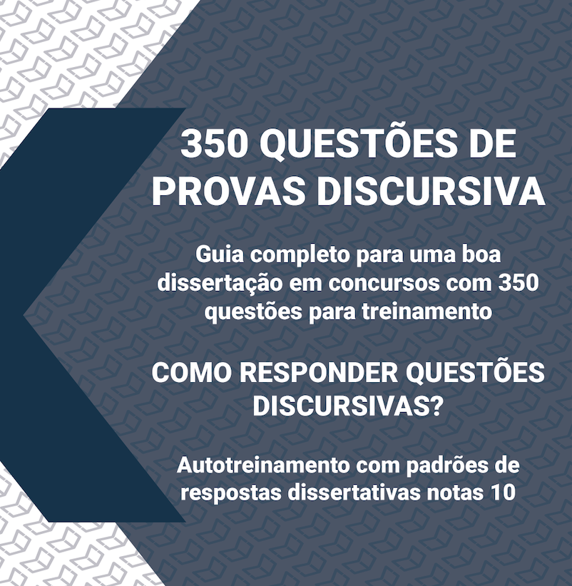 PROVA DISCURSIVA - Meu Esquematizado